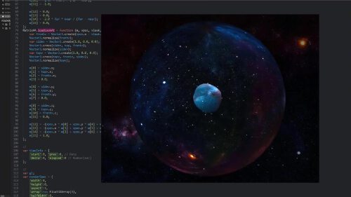代码编织宇宙奇观:程序员手把手教你打造科幻太空动画