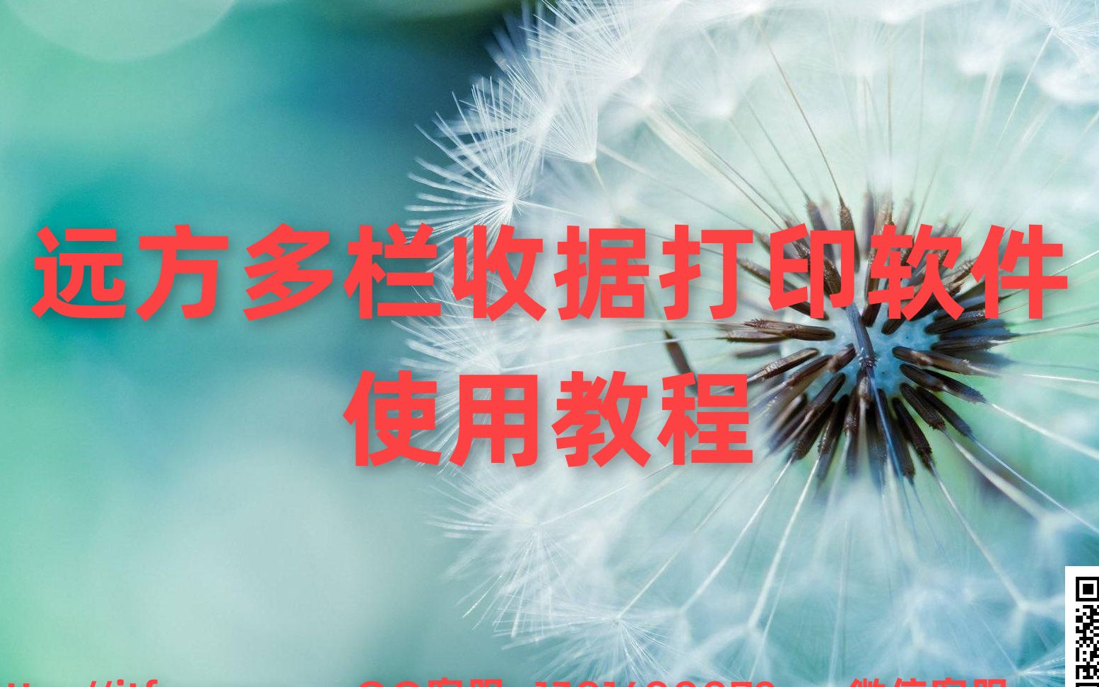 远方多栏收据打印软件使用教程