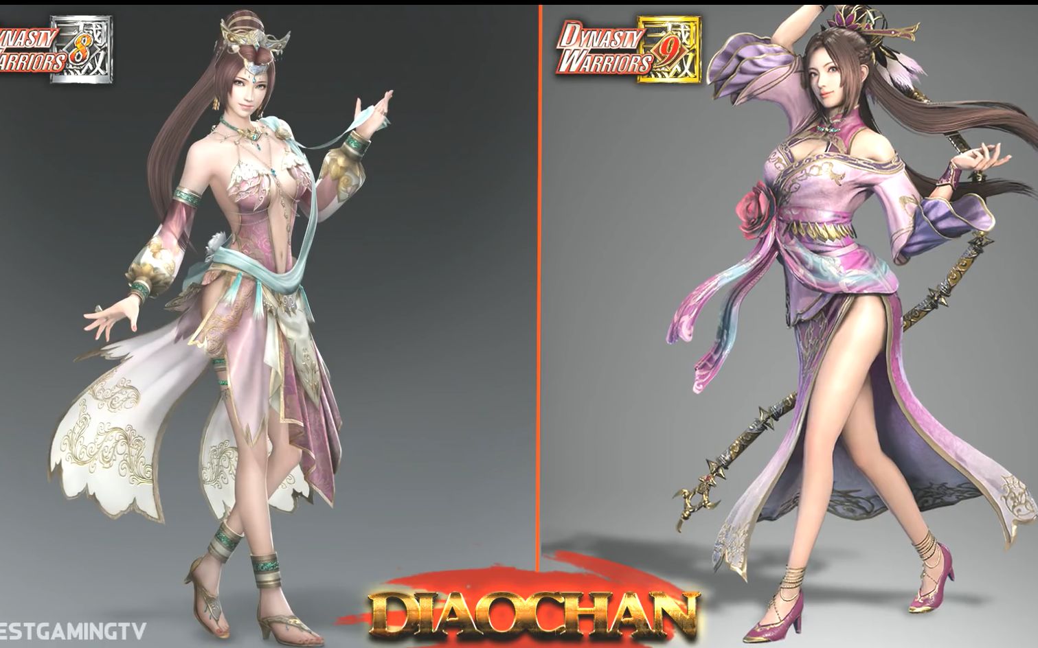 《真三国无双8》与《真三国无双7》全部90名武将人设对比