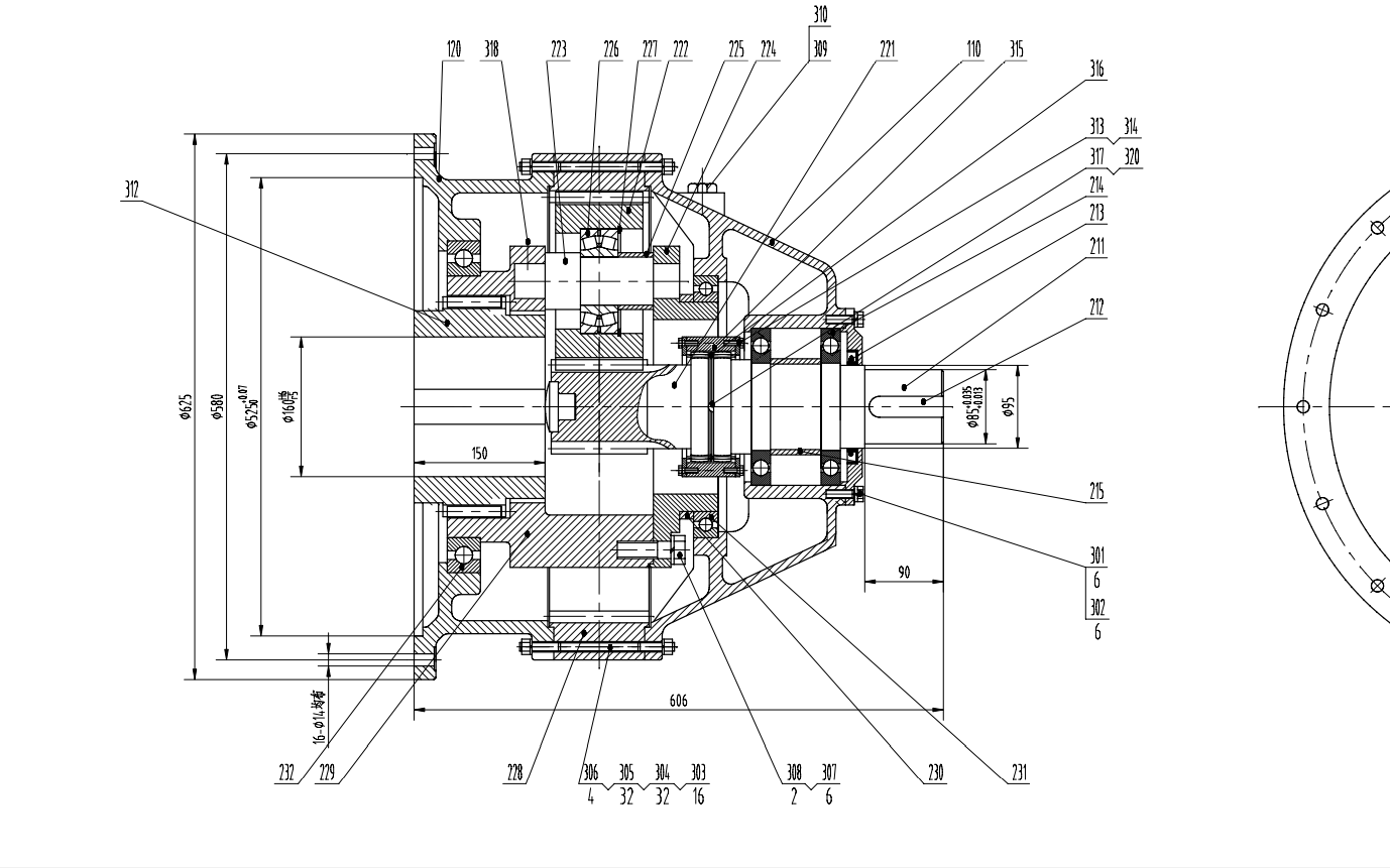 Solid works 行星减速齿轮箱,从零件到装配