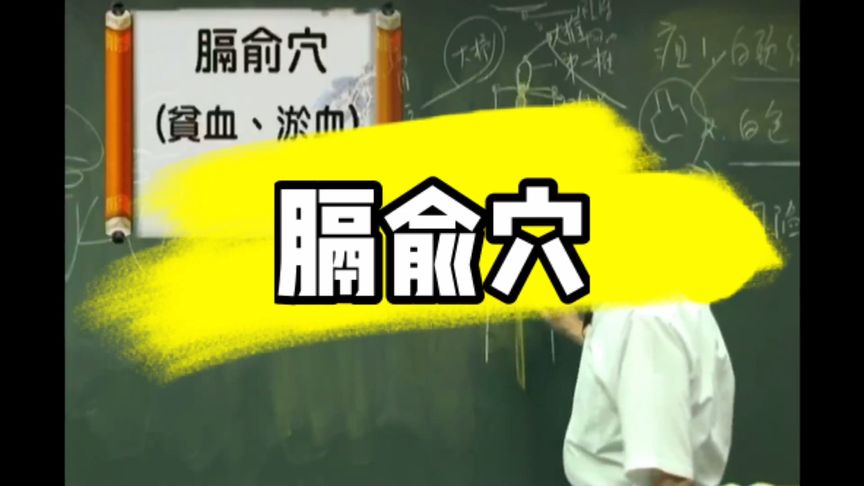 倪海厦字幕版:膈俞穴,关于血的问题都可以用这个地方