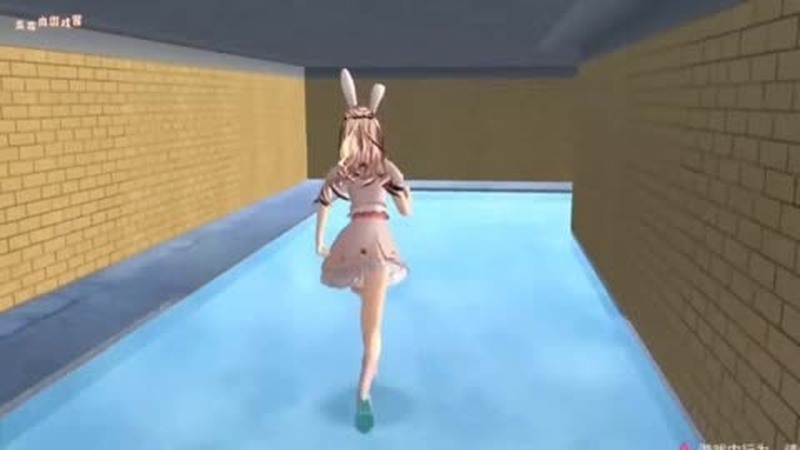 樱花校园模拟器:小舞被骷髅追
