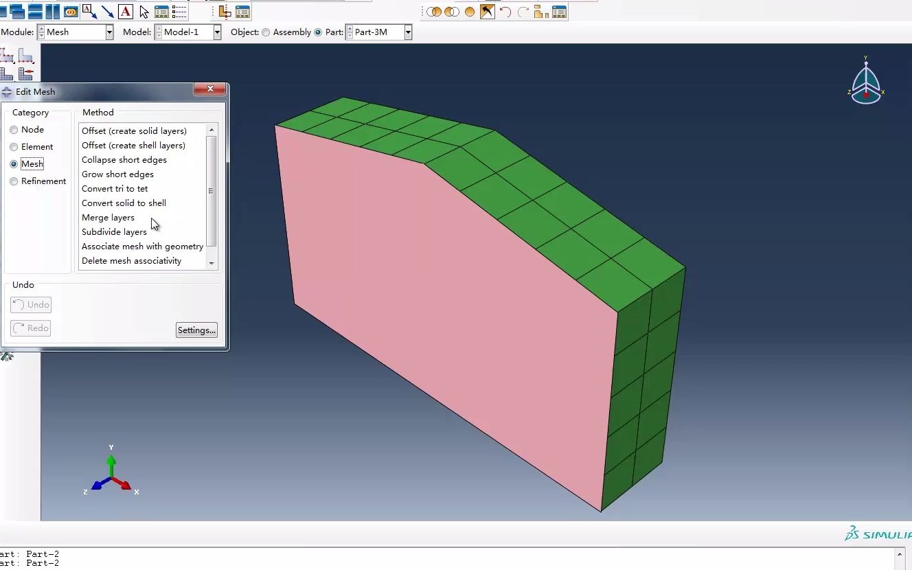 《ABAQUS工程实例详解》_3.8.4_虚拟拓扑与网格编辑