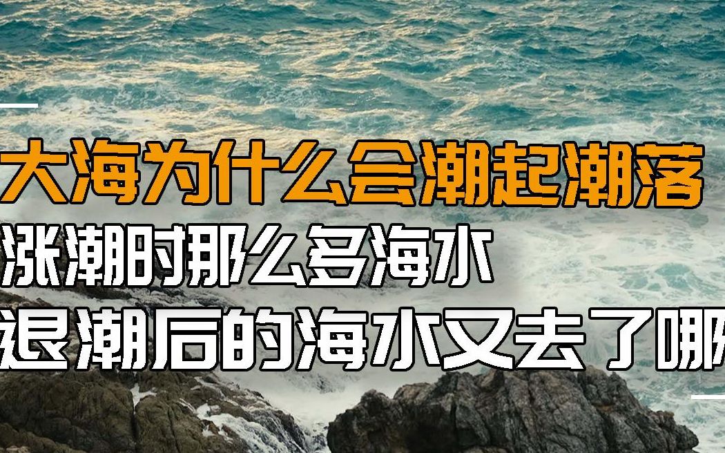 大海为什么会潮起潮落?涨潮时那么多海水,退潮后又去了哪里