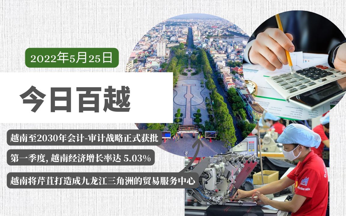 5月25日越南简报:第一季度, 越南经济增长率达 5.03%