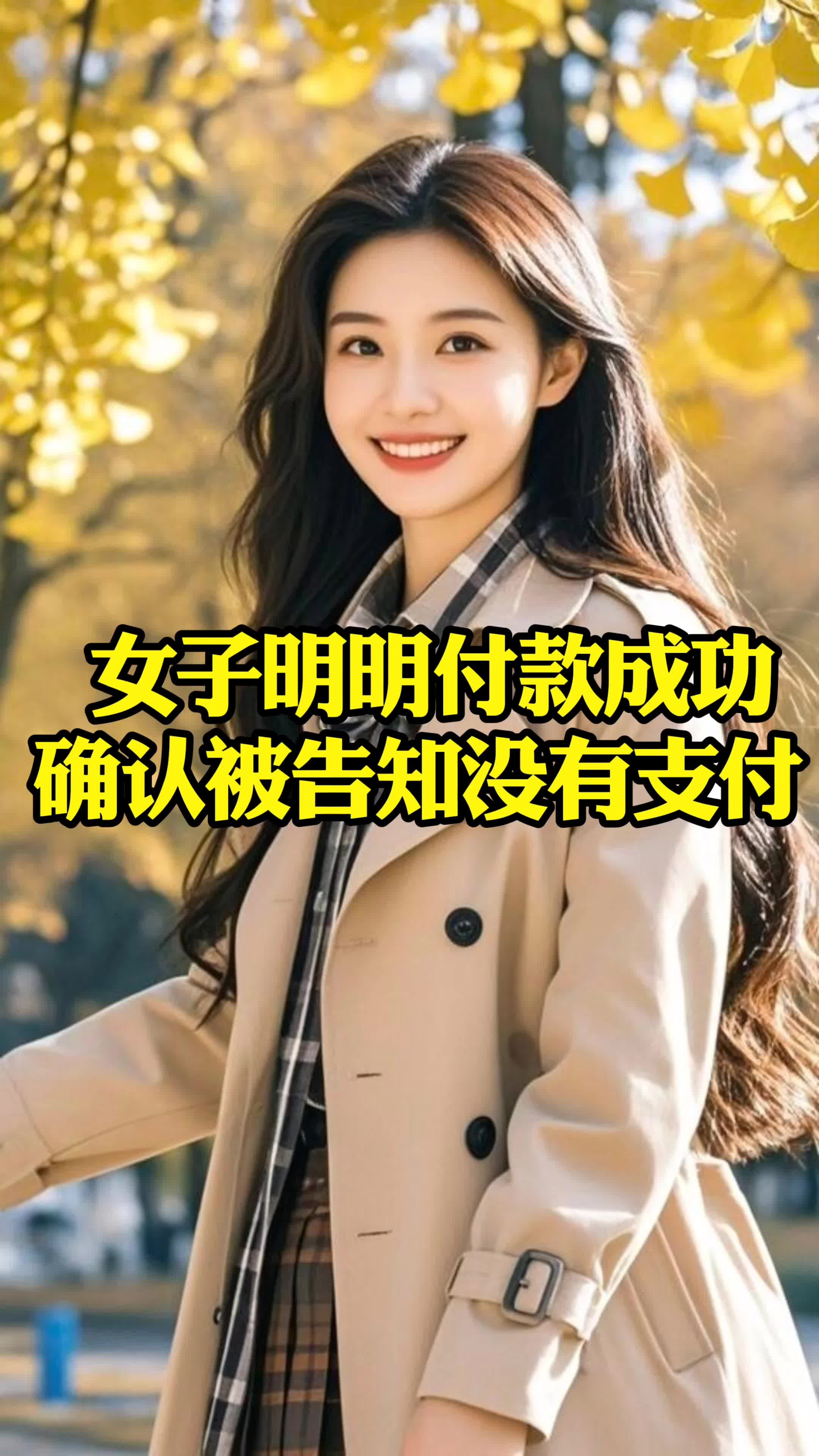 女子明明付款成功,确认被告知没有支付 #情感 #情感口播 #百姓故事 @...