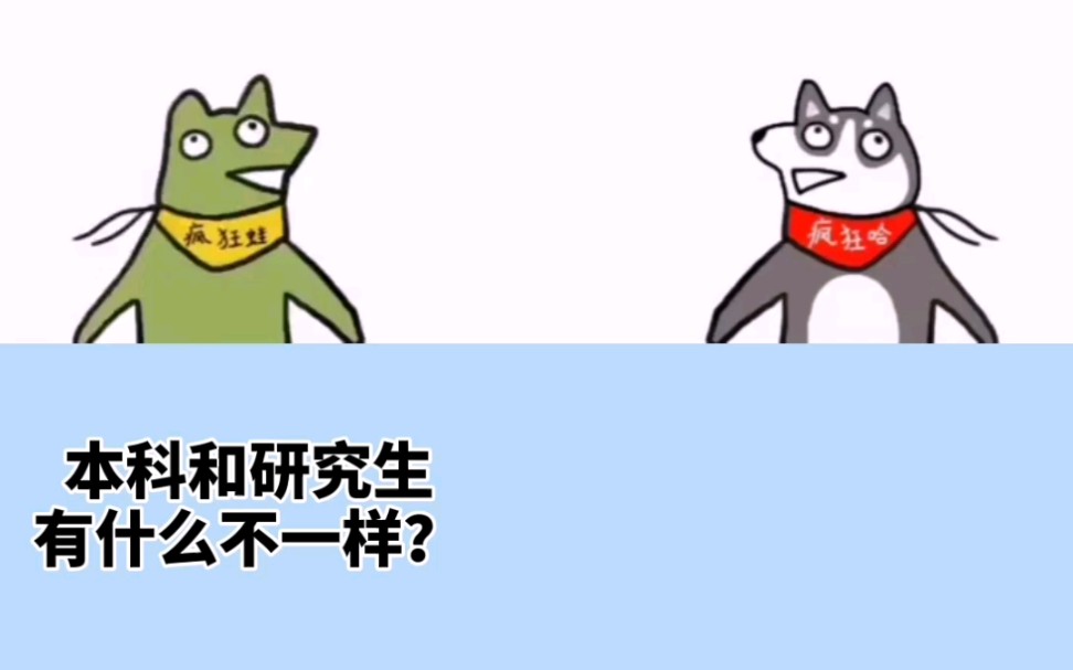鬼畜解说,本科和研究生有什么区别,为什么要考研究生