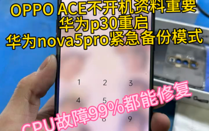 华为p30重启 华为nova5pro紧急备份模式 "专业的事情交给专业的人做”