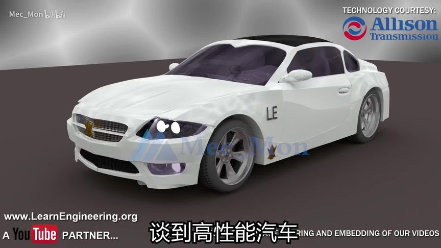 自动变速器工作原理3D动画英文讲解