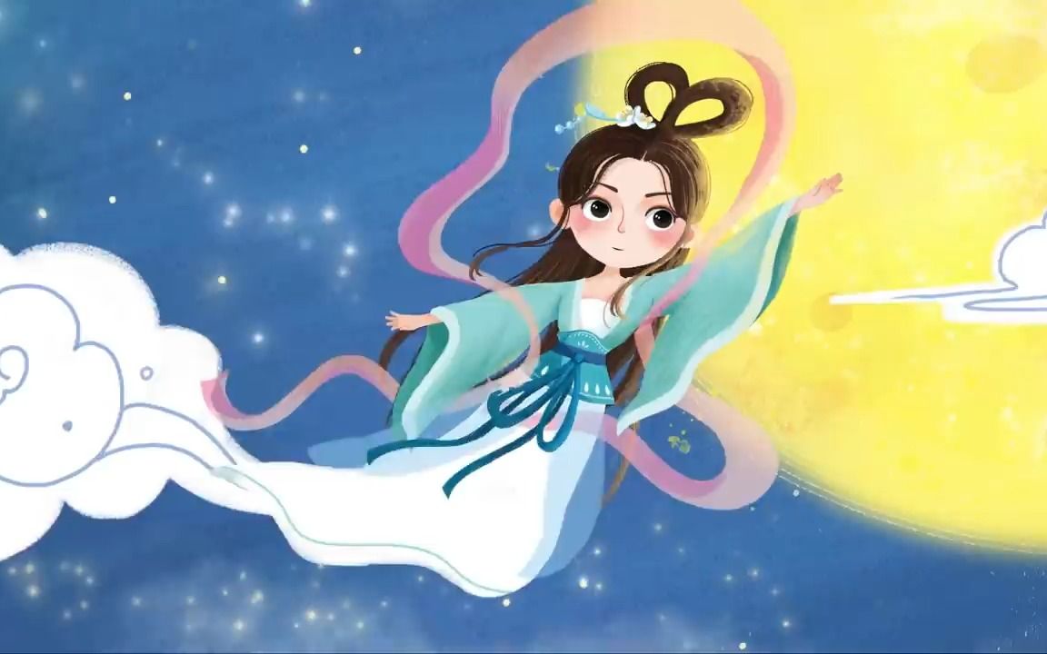 嫦娥奔月 更多神话故事 _ 中秋有关的故事 萌朵动画故事 _ 寓言故事 _ ...