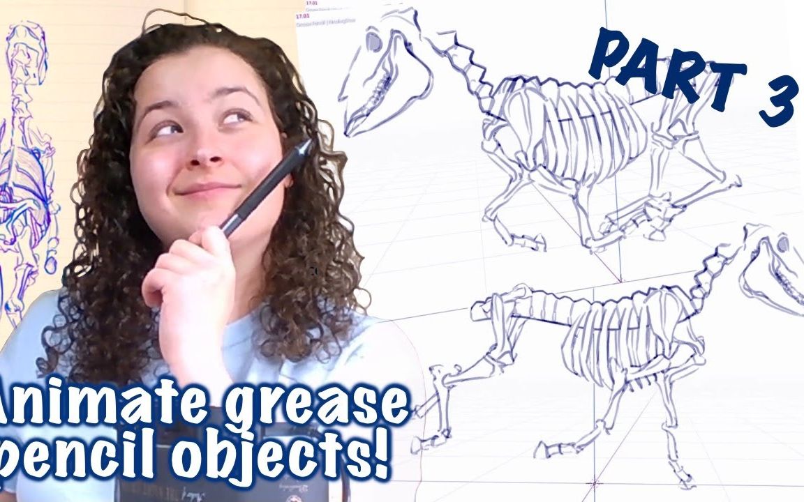 [教程转载]blender 制作3D素描马 (第三部分)