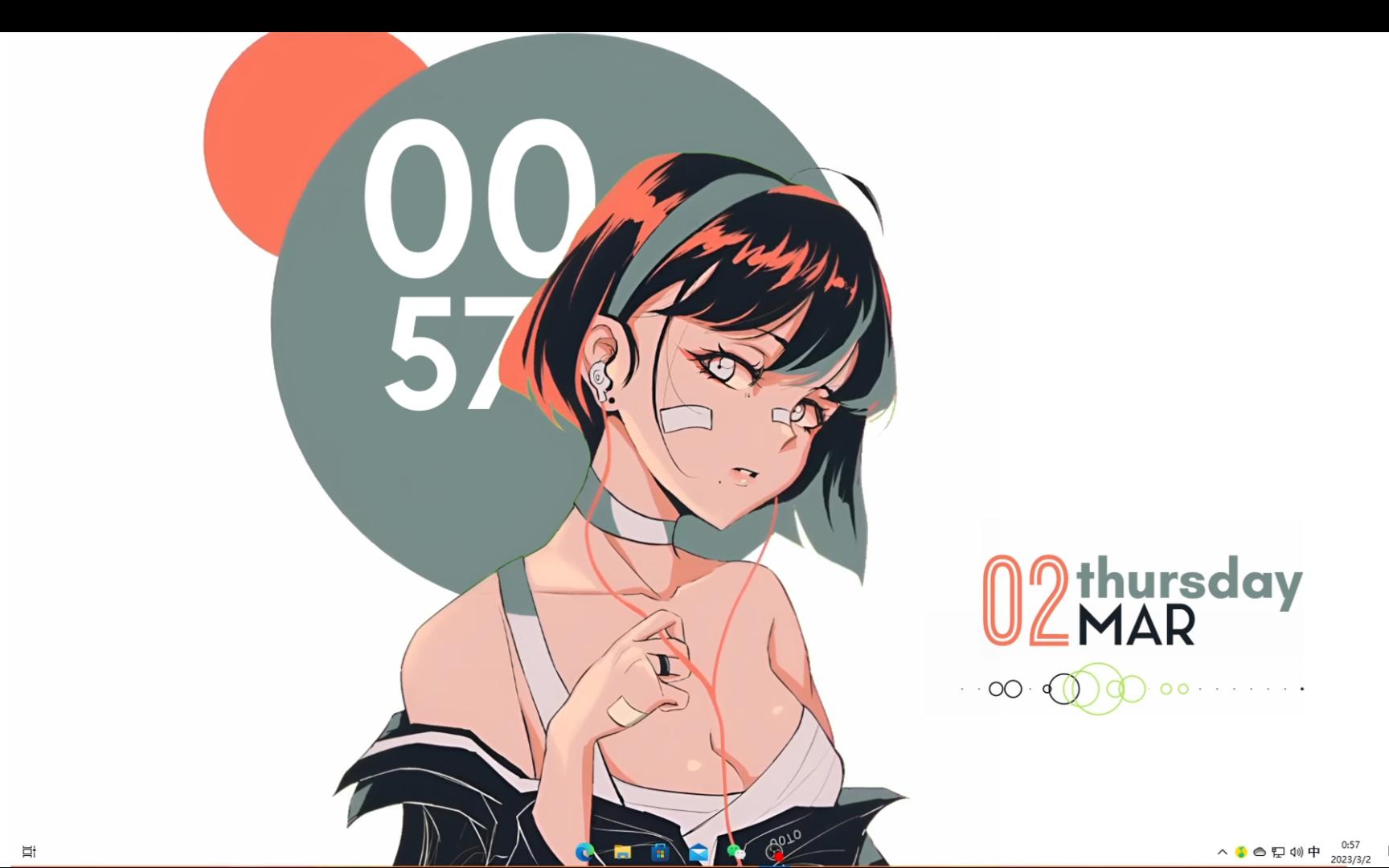 适用于Windows的漫画女孩桌面主题