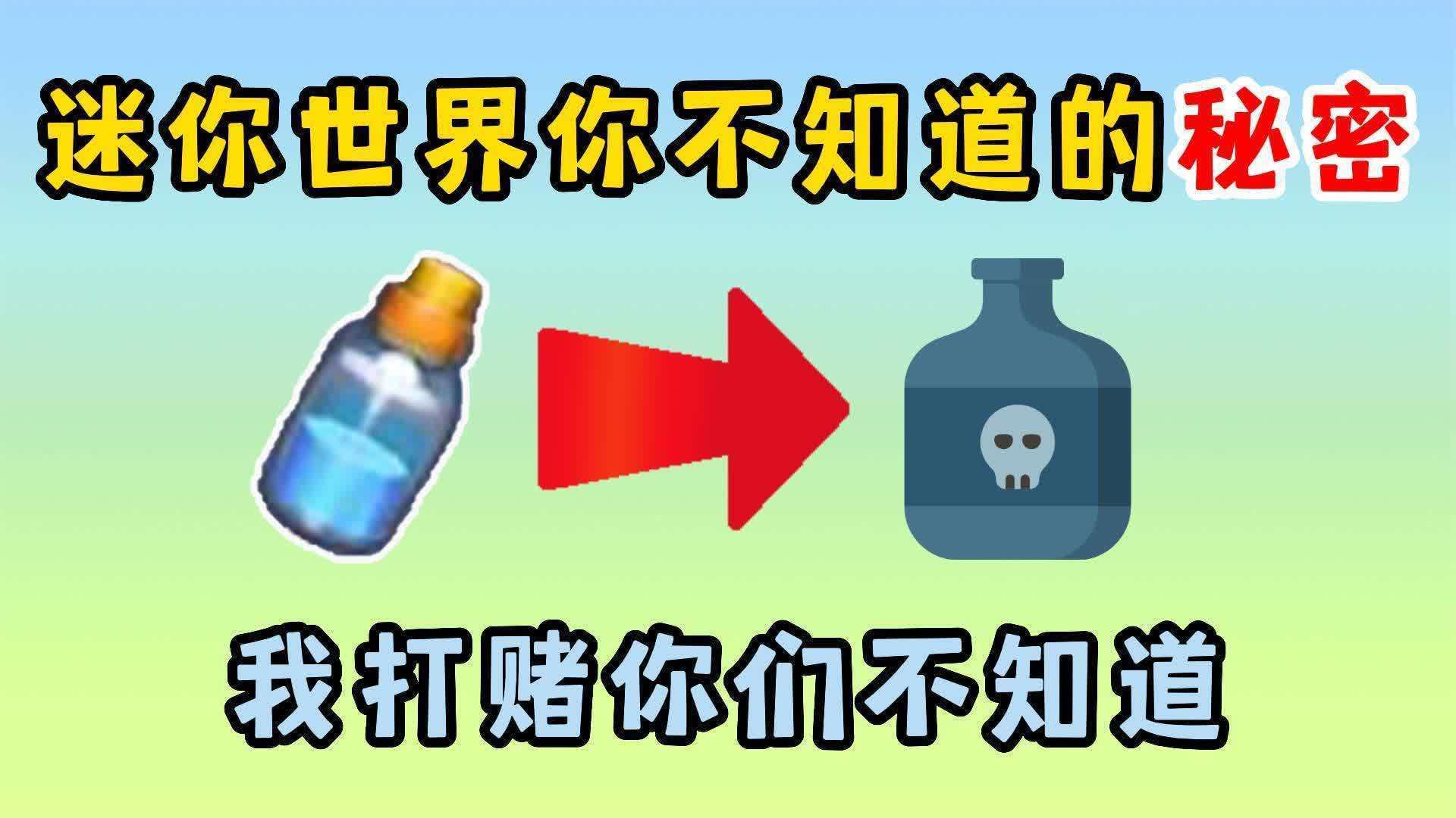 迷你世界:你不知道的秘密,我打赌你们都不知道
