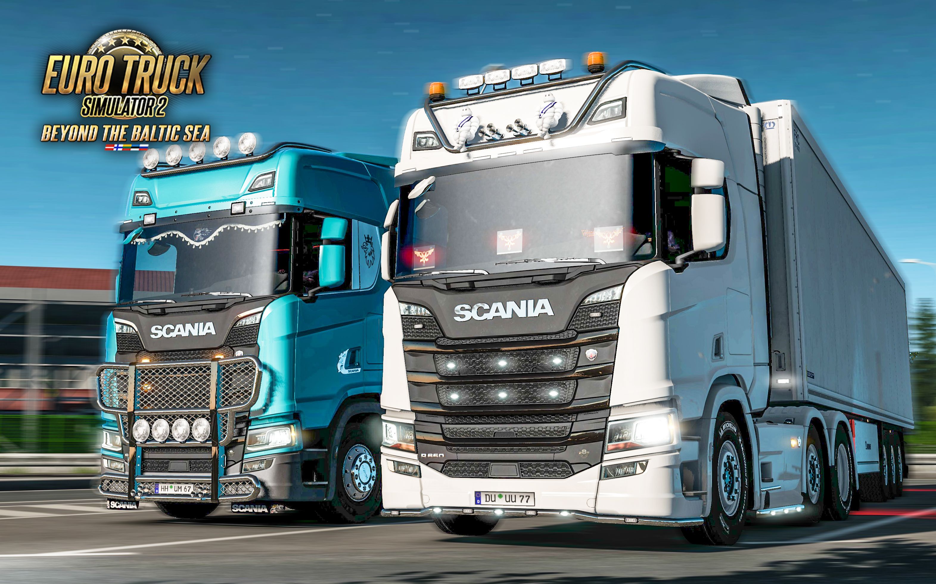 欧洲卡车模拟2:8x4拖小短挂上演毛式开法 | 2018/12/8直播录像(2/2)