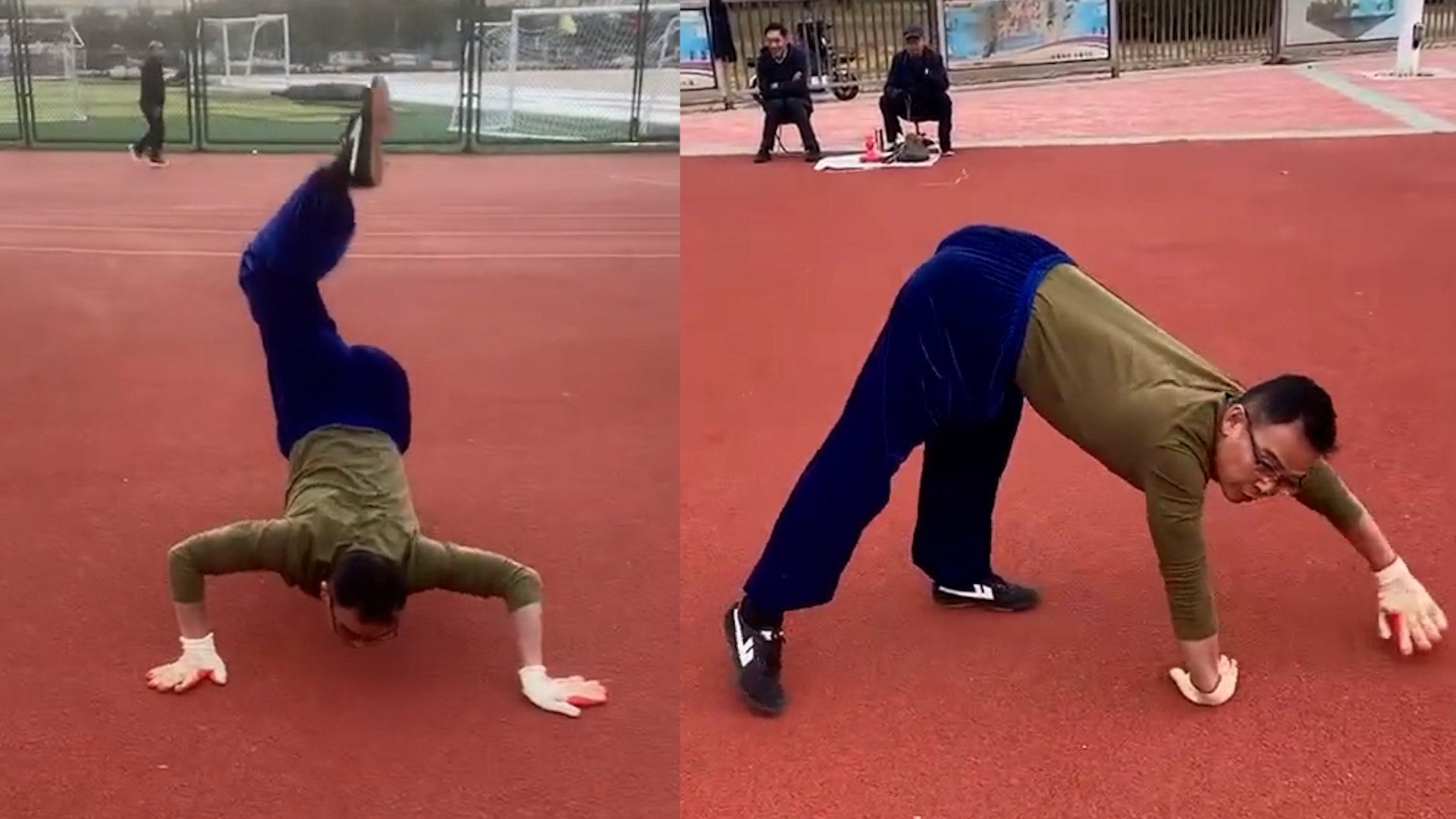 大开眼界!男子模仿动物爬行多年,学习五兽行称可治病看呆网友