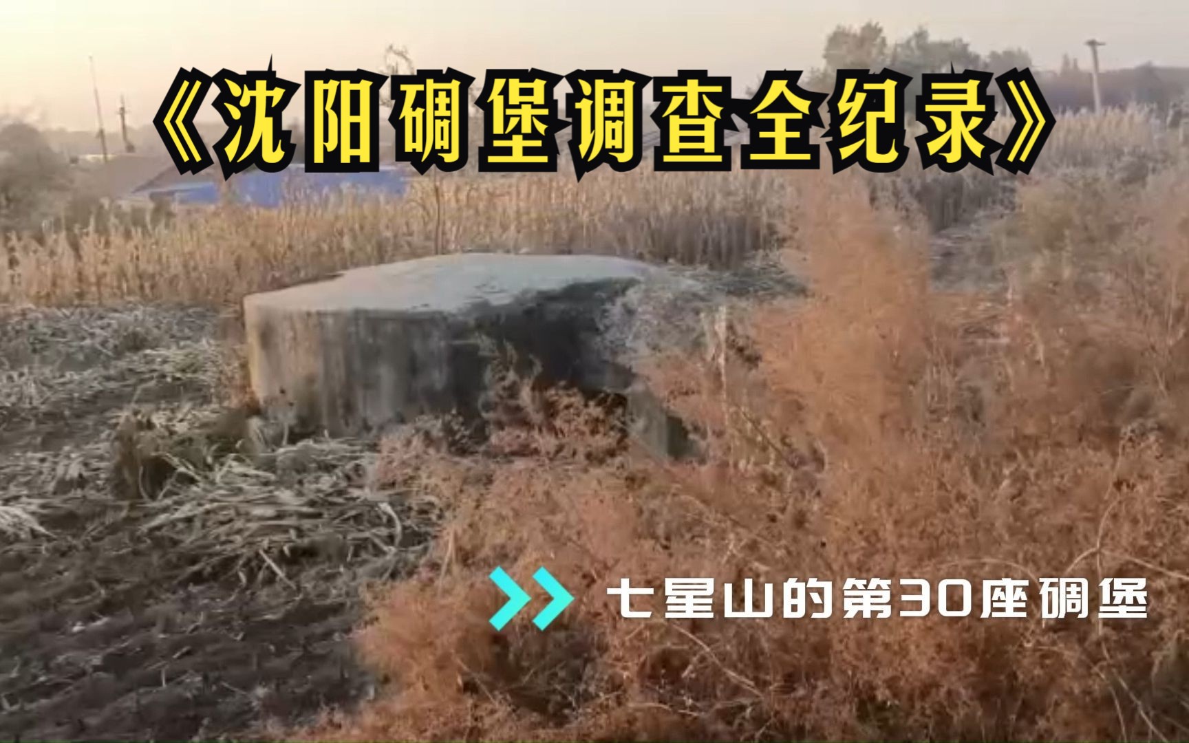 《沈阳碉堡调查全纪录》预告片4七星山碉堡群