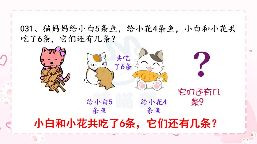 茂喵喵系列:一年级数学必考题型一百道031——加减混合运算