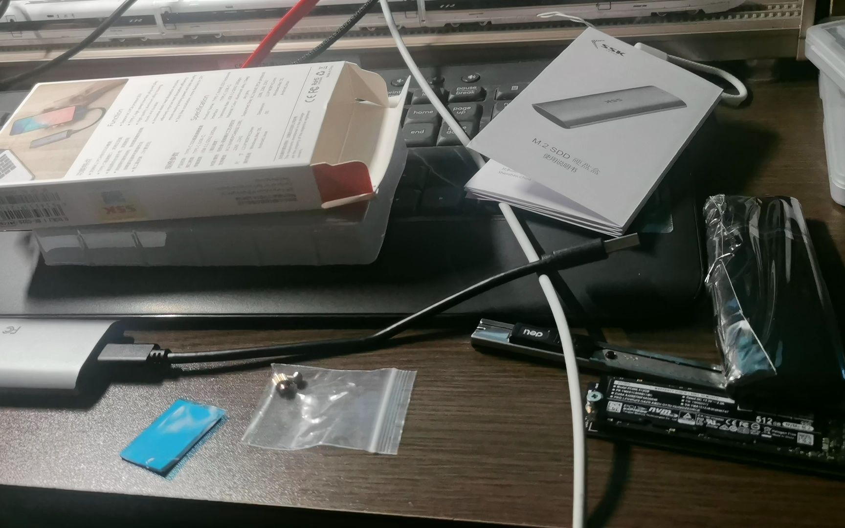 【图吧日常】55包邮的SSK C326 NVME移动固态硬盘盒开箱测评