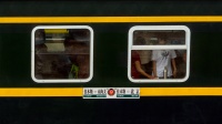 【中国铁路-2021.07】北京站外,K350次列车(佳木斯-北京)交汇K383次(...