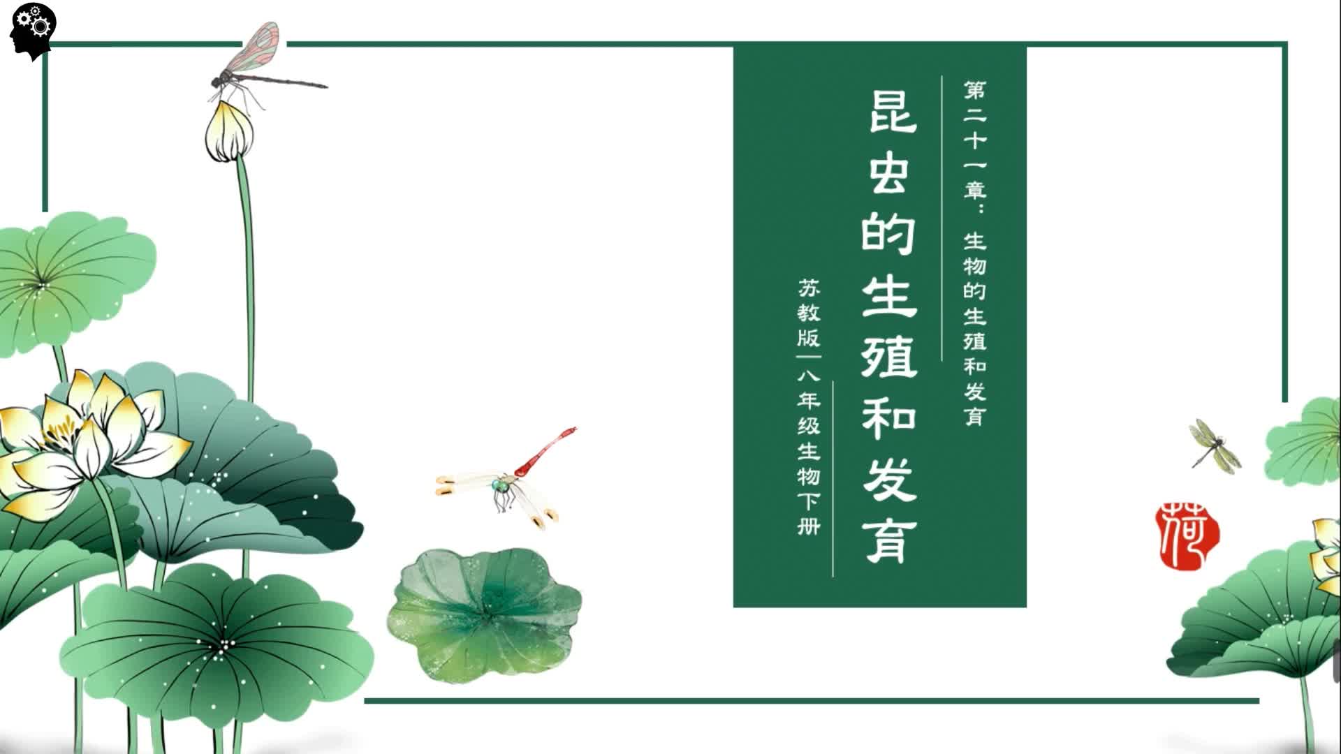 苏教版生物八年级下21.3昆虫的生殖和发育