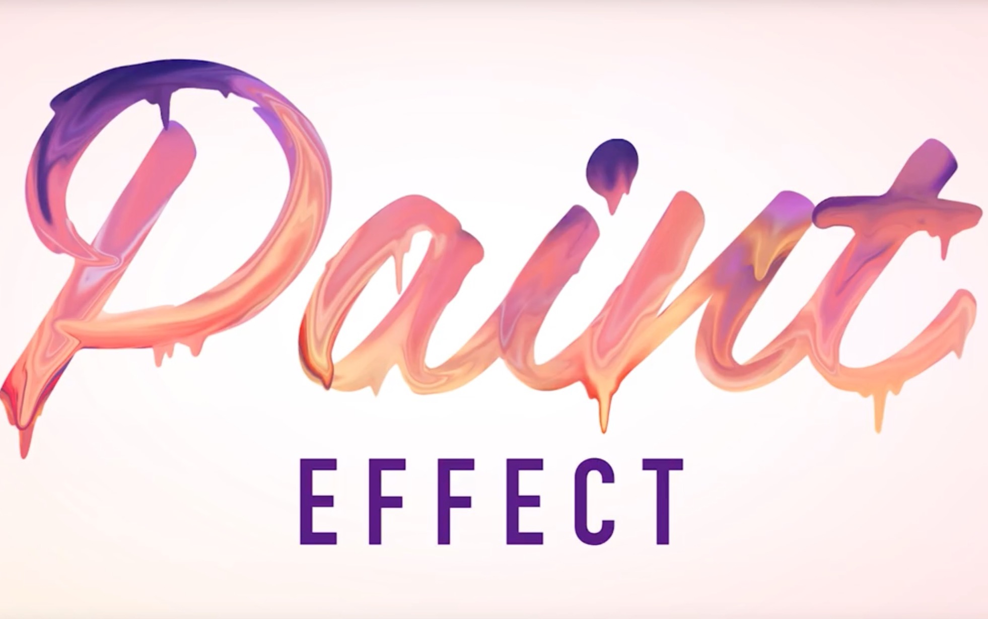 自制【PS教程 3分钟教会你利用液化工具油漆字效果】