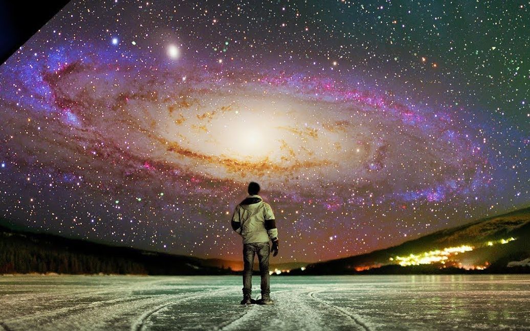 几十亿年之后,仙女座星系和银河系的碰撞