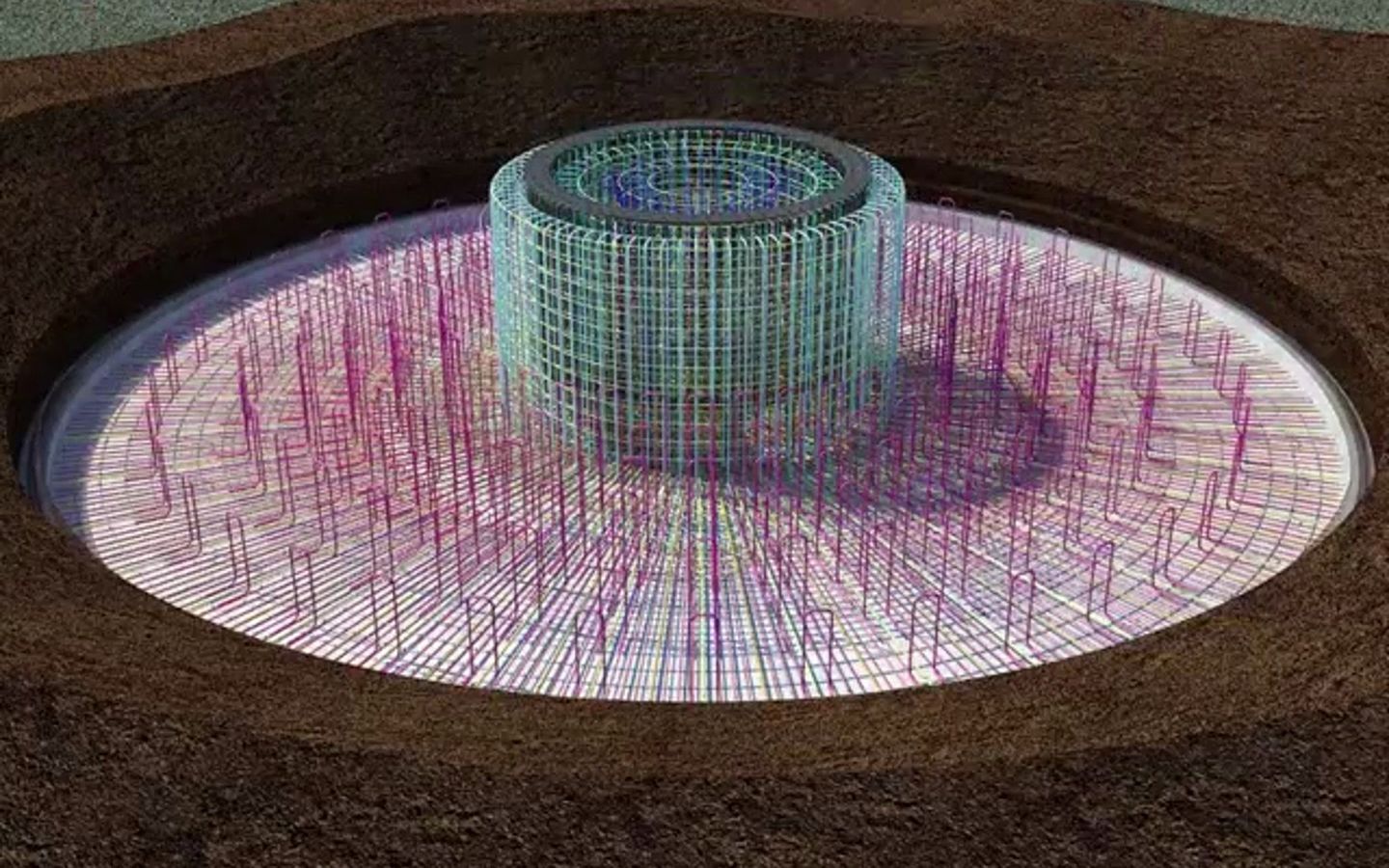 【场景仿真】风机基础施工动画演示