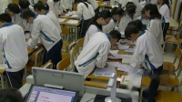 部编沪科版九年级上册数学《用角的关系判定三角形相似》优质课教学...