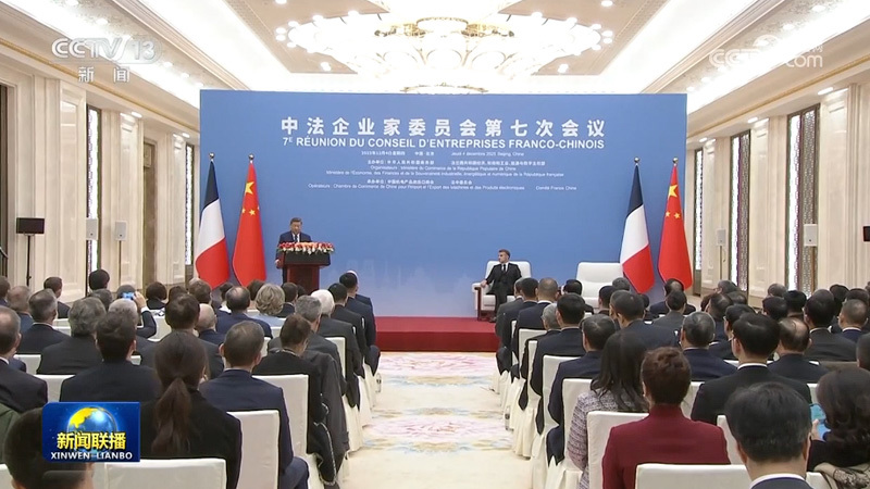 [视频]习近平出席中法企业家委员会第七次会议闭幕式并致辞