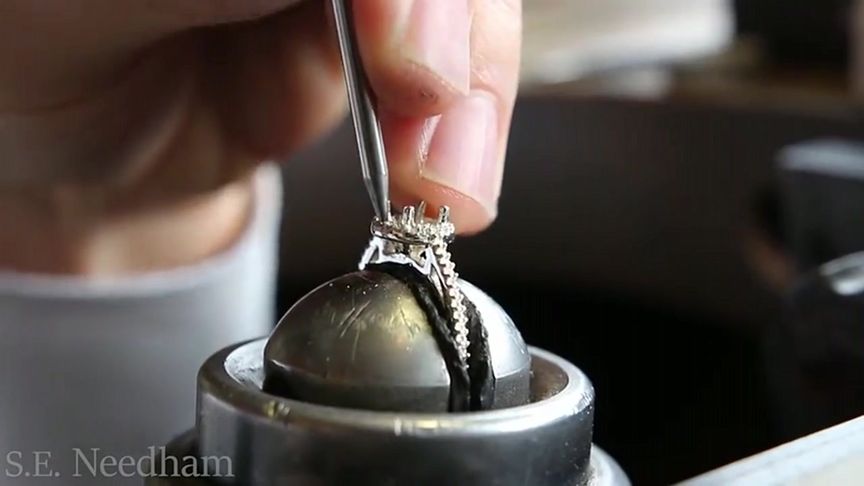 详细展示戒指的制造过程,看完感叹工艺的博大精深