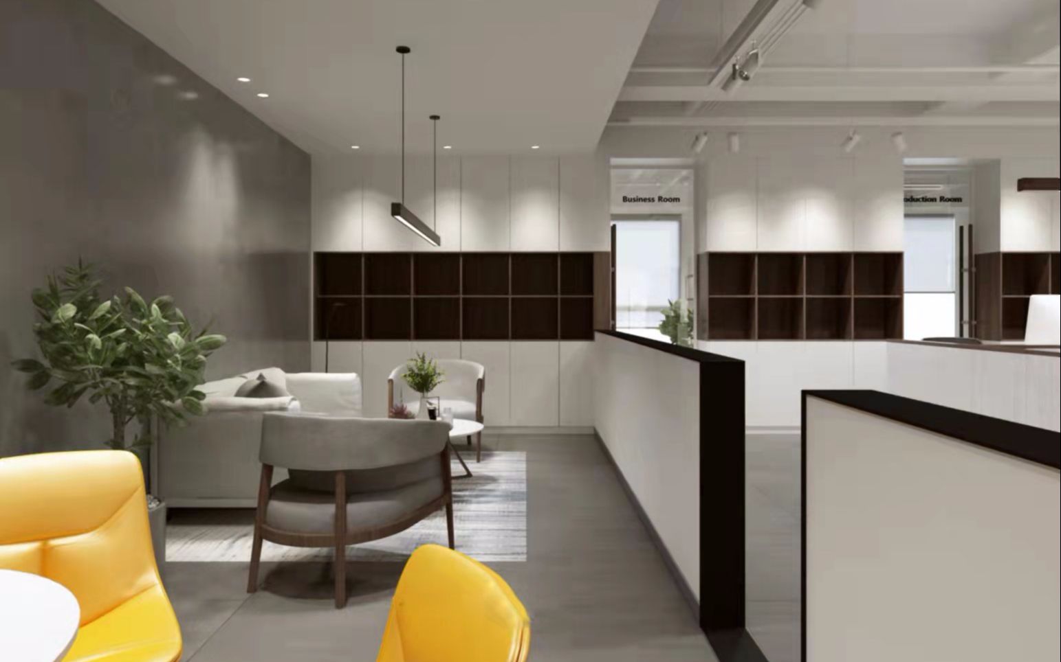 400平米清新现代简约风办公室设计