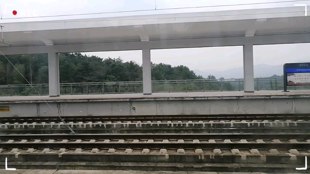 高铁动车D3201次车窗风景全纪录(嵊州北-嵊州新昌区间)江南风光...