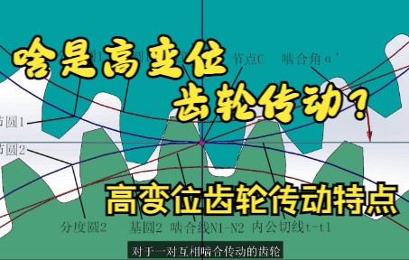 啥是高变位齿轮传动,高变位齿轮传动有啥特点