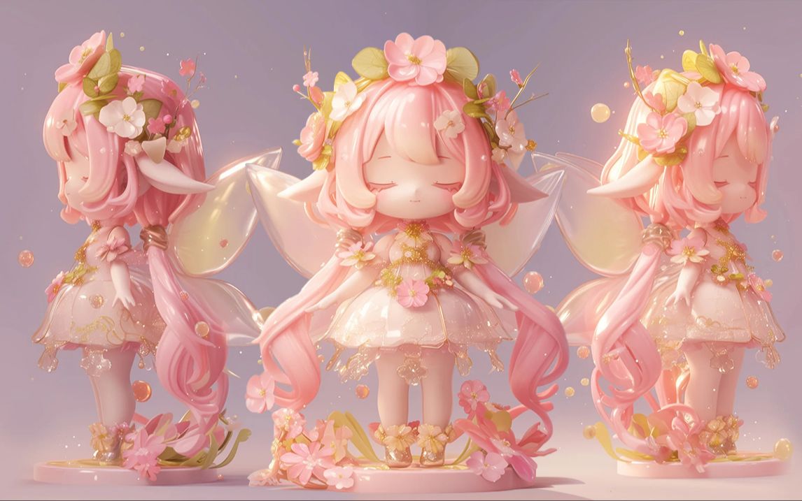 【zbrush雕刻】二次元小精灵手办雕刻,2小时全流程从模型到上色教程!