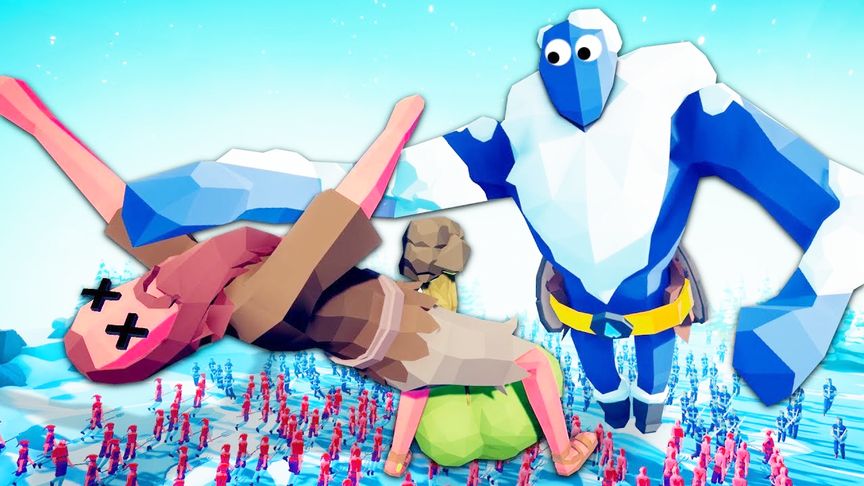 小飞象解说 全面战争模拟器 解锁冰霜巨人!一拳一个猛犸象!