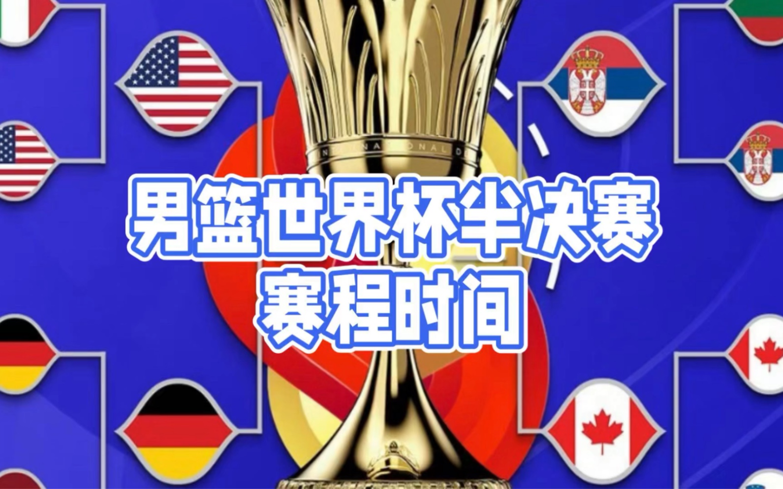 男篮世界杯赛程,9月8日CCTV直播男篮世界杯半决赛!附比赛时间