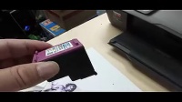 惠普802彩色墨盒加墨教程