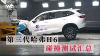第三代哈弗H6碰撞测试汇总 车身结构表现不错 侧碰撞出厂家声明