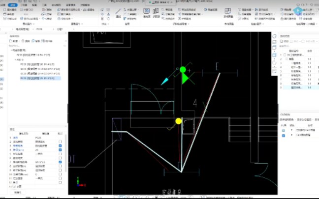 电梯井照明手算核对及软件操作