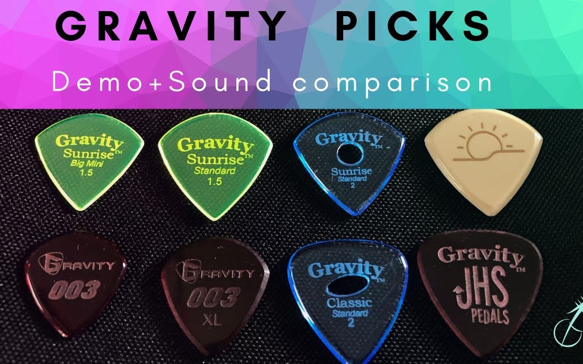 不同尺寸、厚度的拨片对电吉他音色的影响-Gravity 吉他拨片
