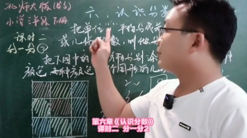 第六章《认识分数》课时二分一分2#今天来了解一下分数的定义ߘ