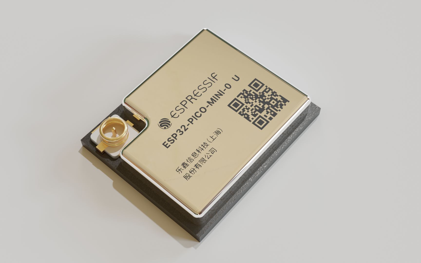 ESP32PICO_MINI02U的FreeCAD和Fusion360联合建模Blender渲染,...
