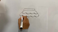 【手写画】小姐姐教你如何在一分钟之内画出一栋大房子来,快来学习吧!