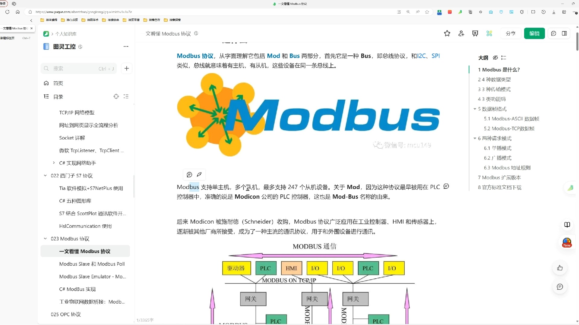 Modbus详解_基本理论