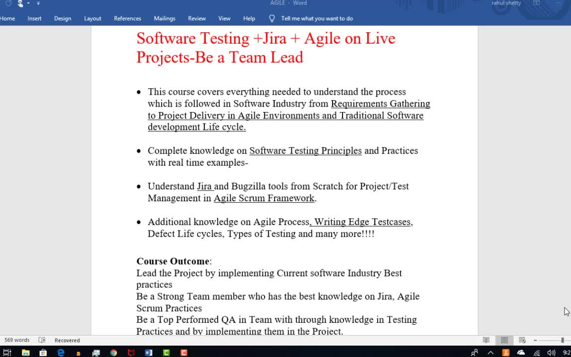 Udemy - 精通软件测试+Jira+Agile on Live App-Be a TeamLead 2019-3...