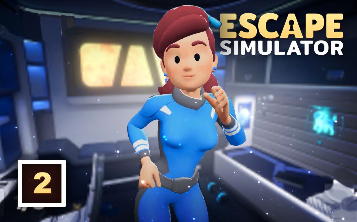 【密室逃脱模拟器】流程解说第二集 太空漂流_单机游戏热门视频