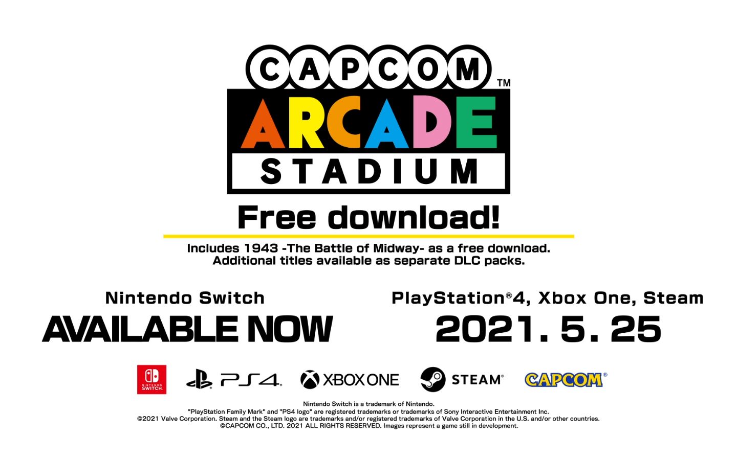 《Capcom Arcade Stadium》将于5月25日登上PlayStation 4、Xbox ...