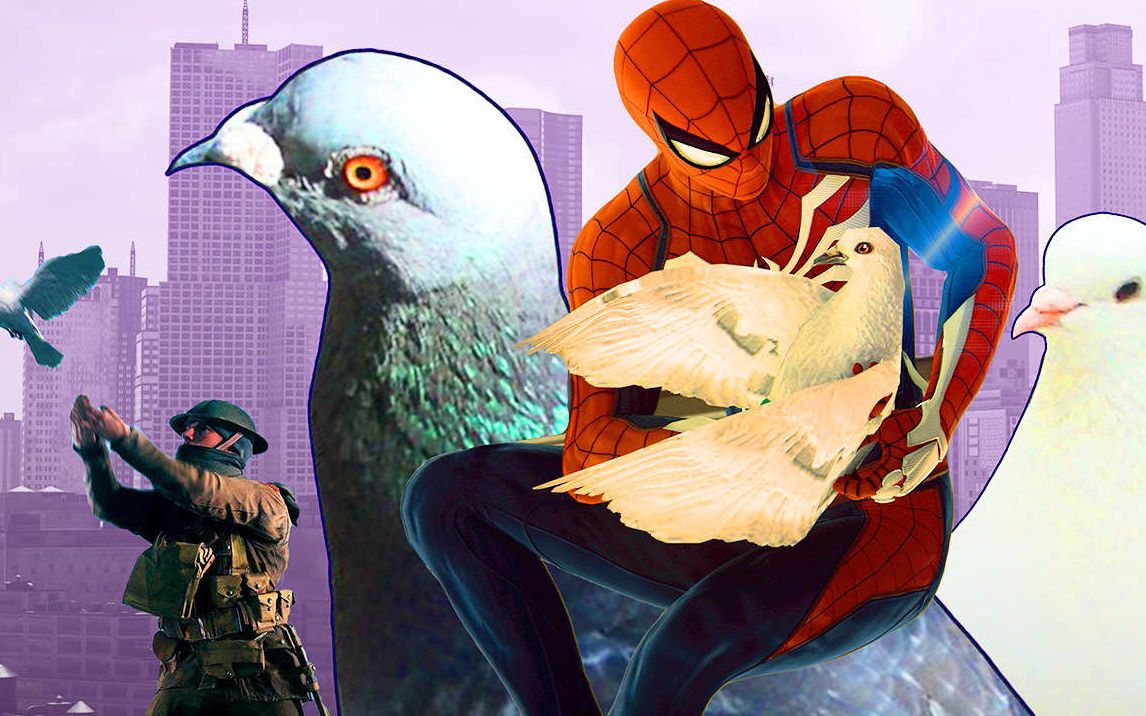 咕咕咕!6分钟了解漫威蜘蛛侠的鸽子背后的历史@熊猫游戏字幕组