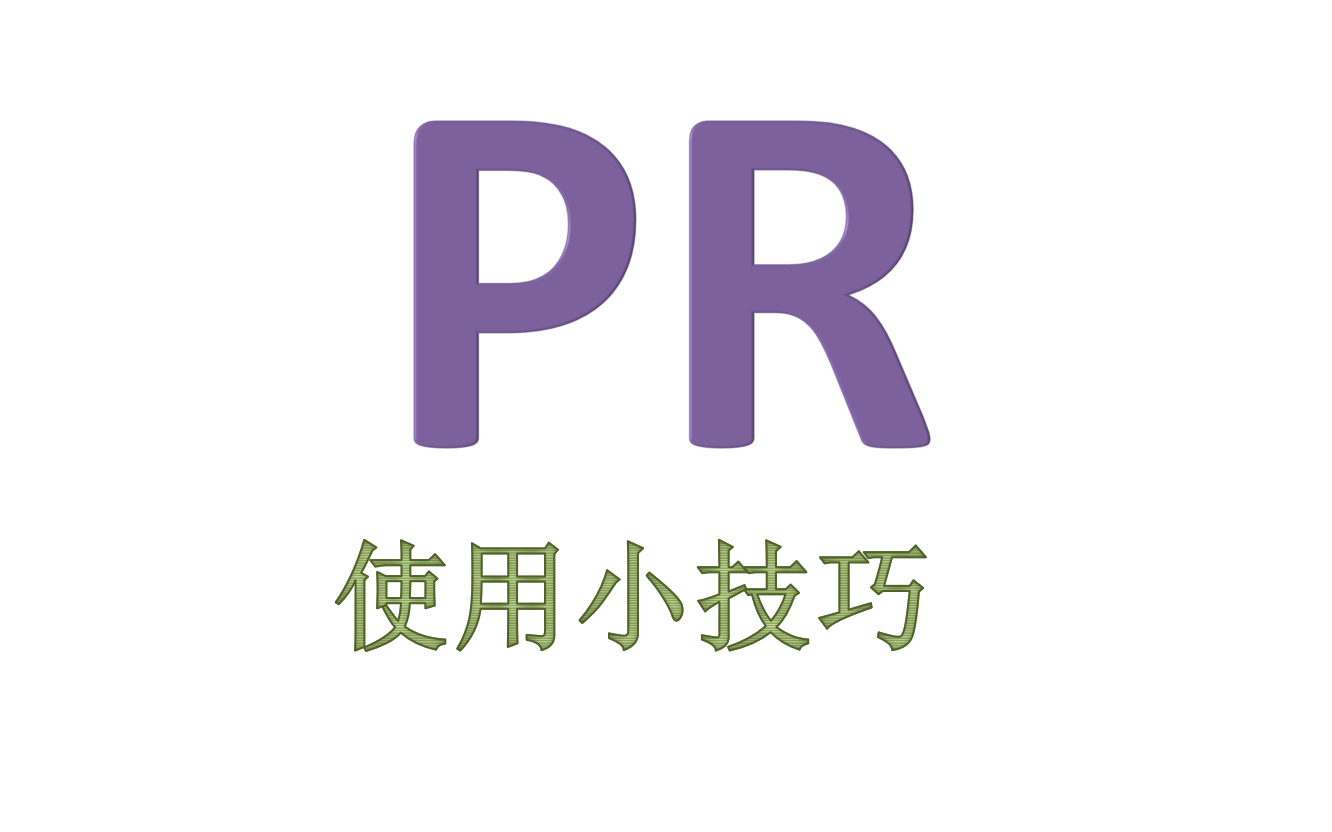 PR入门级使用小技巧