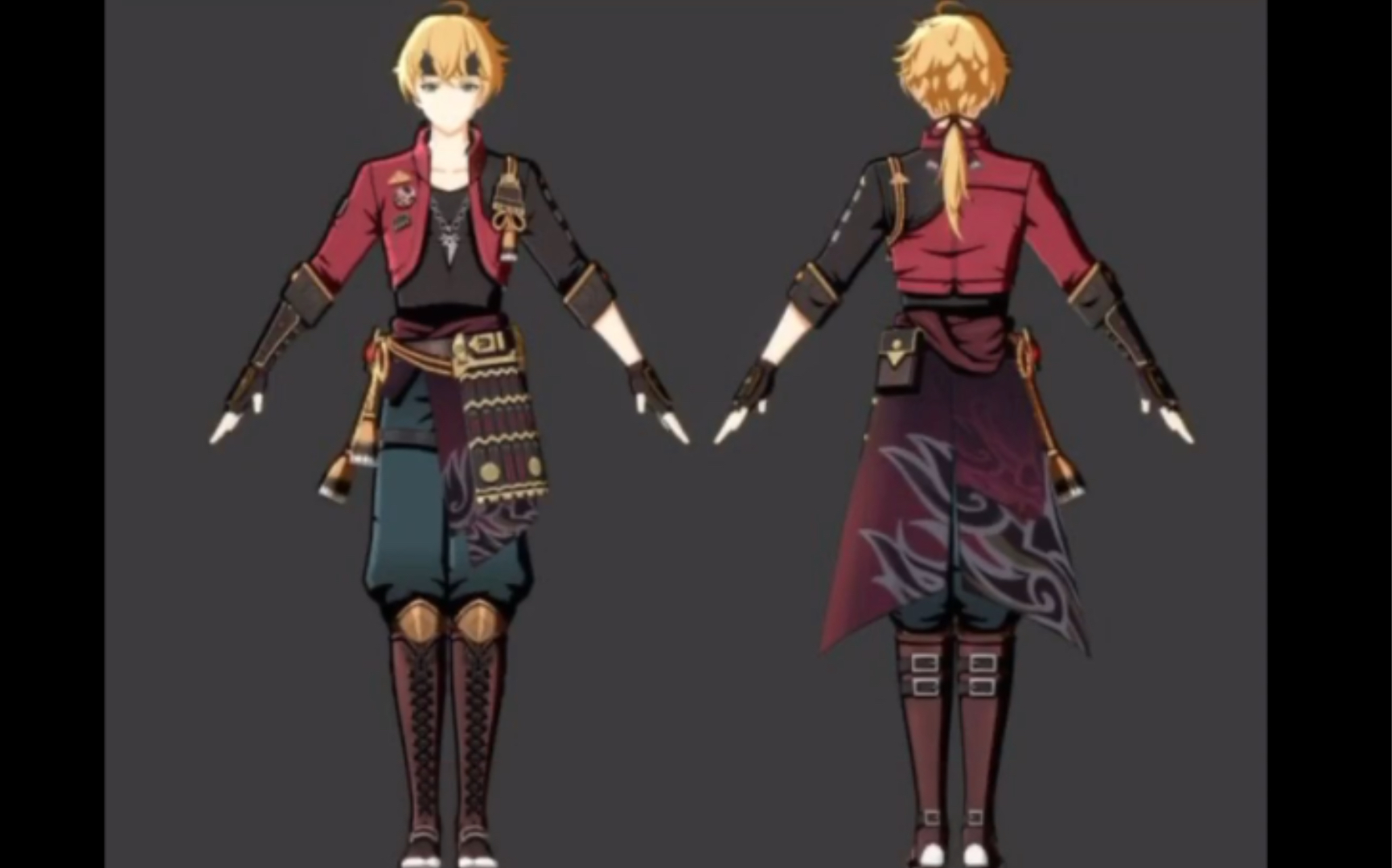【原神最新爆料】胡桃与神秘男角色!也是个黄毛!